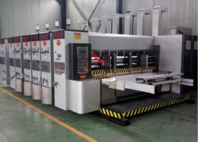 China 200pcs/min 4 Color Flexo Printing Machine Slotter Die Cutter With AC Servo Control for sale