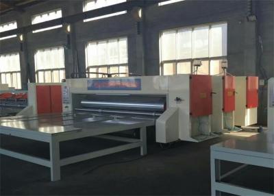China 60 pcs/min Semi Auto Stable Printer Slotter Die Cutter Chain Feeding Mode for sale