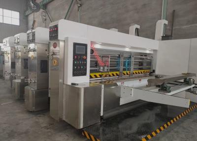 China Hd Corrugated Box Ink Flexo Printer Slotter Machine Plc Touch Screen for sale