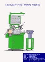 China Auto Rotary Type Trimming Machine for oil seal and rubber parts；Cutter for sale