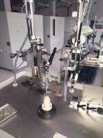China Case Study : Trimming machine for rubber pad, rubber cushion,rubber buffer pad; Angle trimmer; for sale