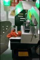 China Case Study: Cut off 5mm thickness gaskets/seals/falps on extruded foaming silicone tube; Pipe cutter; Cutting Machine; for sale