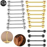 China G23 ASTM F136 Implant Grade Titanium Straight Barbell Piercing Jewelry with Nickel-Free Hypoallergenic High Polish Mirror Finish for sale
