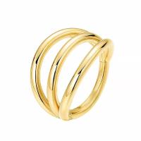 China Luxury Triple Hoop Clicker Ring Elegant Triple Layer Seamless Hoop Piercing Ring  Premium Multi-Ring Gold Cartilage Hoop  Modern Three-Line Clicker Piercing Jewelry for sale