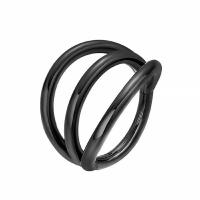 China Luxury Triple Hoop Clicker Ring Elegant Triple Layer Seamless Hoop Piercing Ring  Premium Multi-Ring Gold Cartilage Hoop  Modern Three-Line Clicker Piercing Jewelry for sale