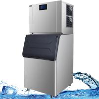 China ICS-200 Hot Sale Commercial Ice Maker Machine Stainless Steel Snow Ice Maker 200 Kgs Per Day for Seafood Shop or Restaurant for sale