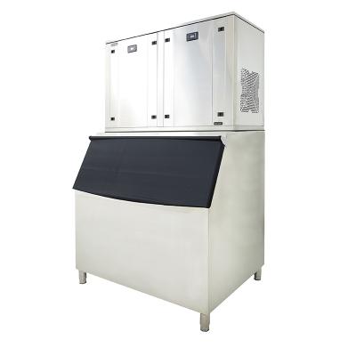 China Customized Snow Flake Crush Ice Maker Machine Commercial Ice 1000kg Per Day Countertop Machine for Seafood Shop for sale