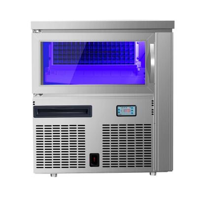 China ICM-210 Hot Sale Portable Cube Shape Ice Commercial Ice Maker Machine 105kgs Per Day for sale