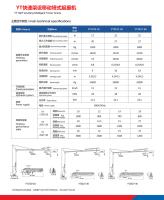 China YT2527 Self-Erecting Tower Crane with 27m Jib Length and 3t Load Capacity - Hydraulic Boom Mobile Construction Equipment for sale