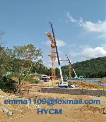 China QTZ6013 Tower Crane 6t Capacity 60m Jib Fixed External Climbing Construction Crane for sale