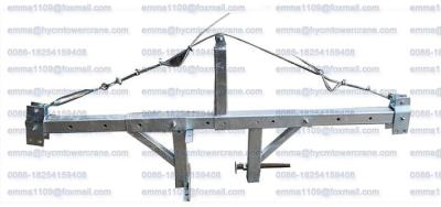 China OEM Hot Dipped Galvanized Parapet Clamp Suspended Gondola Spare Parts 250-1000kg Load 200m Height for sale