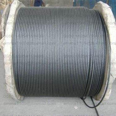 China 8.6mm Galvanized Steel Wire Rope for ZLP800 Suspended Cranes - 1960MPa Tensile Strength, 100m Lifting Height for sale