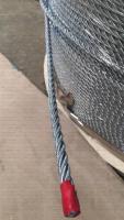 China 8.6mm Galvanized Steel Wire Rope for ZLP800 Suspended Cranes - 1960MPa Tensile Strength, 100m Lifting Height for sale