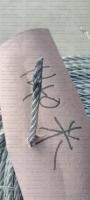 China 9.1mm Galvanized Steel Wire Rope for ZLP1000 Suspended Platform - 1960MPa Tensile Strength, 1000kg Capacity for sale