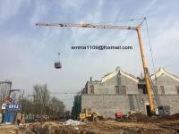 China 4t Self Install Tower Mobile Construction Crane Hydraulic Legs Display Torque Limiter for sale