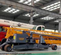 China 4t Self Install Tower Mobile Construction Crane Hydraulic Legs Display Torque Limiter for sale