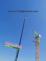China PT5020 Topless Tower Crane Without a Head 50M Boom Length 2.0t tip Load for sale