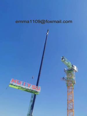 China PT5020 50M Jib 8t Load Tower Crane 40m Free Lift Height ISO CE EAC Certification for sale