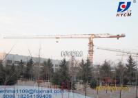 China 12 Ton Hammerhead Building Crane Tower L68 Mast Section Split Type 70m Jib for sale