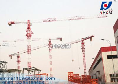 China 12 Ton Hammerhead Building Crane Tower L68 Mast Section Split Type 70m Jib for sale