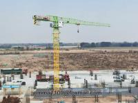 China PT6013 Zoomlion Tower Crane Top Head Type 60m Working Jib 8tons Load Capacity for sale