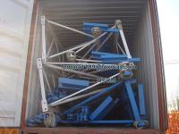 China PT5010 Topless Tower Crane 5 Ton Capacity 50m Boom Length with 500 kN.m Lifting Moment for sale
