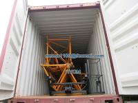 China QTZ50(5010) Cat Head Tower Crane 4 Ton Capacity 50m Jib Double Slewing Construction Equipment for sale