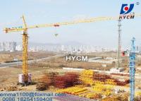 China TC5010 Mobile Tower Crane with 50m Working Boom and Rail Travel Base - 5 Ton Capacity and 40m Height for sale