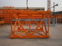 China QTZ Tower Crane Mast Sections Block Type 1.5x1.5x2.2m to 1.833x1.833x2.5m with Angle Steel Construction for sale