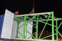 China QTZ 160 Self Erecting Tower Crane 60 Meter Electric Top Slewing for sale