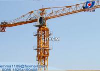 China PT5510 Topless Tower Crane 6t 55m Working Radius 630kNm Lifting Moment for sale