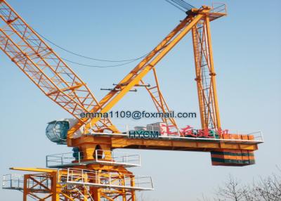 China QTD125 Luffing Tower Crane 10t Load Capacity 162m Height for High-Rise Building Construction for sale