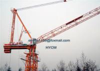 China D500 Luffing Tower Crane 50m Working Radius 25 Ton Capacity 5000KN.m Lifting Moment for sale