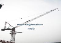 China D500 Luffing Tower Crane 50m Working Radius 25 Ton Capacity 5000KN.m Lifting Moment for sale