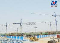 China TC6520 Construction Fixed Tower Crane 10t Capacity 65m Span 3m Split Mast Section for sale