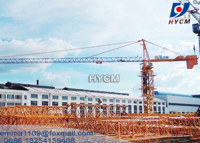 China Power Cable Jib Tower Crane QTZ160 With Remote Control And Block Box for sale