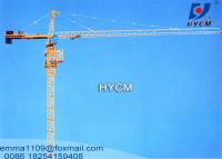China QTZ7040 External Tower Crane Safety Monitoring System VFD Control 70m Radius 16T Capacity for sale