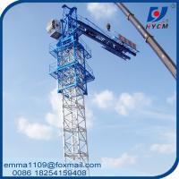 China QTZ80 PT5515 6t Topless Tower Crane Self Hydraulic Climbing Type 55m Radius for sale