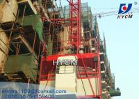 China SC100 Single Cage Construction Hoist - 1000kg Capacity, 34.4 m/min Speed, 150m Height for Building Projects for sale