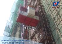 China SC100 Construction Material Hoist 1000kg Capacity 0-36 m/min VFD Control for Building Projects for sale