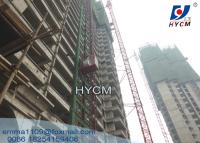China SC100 Construction Material Hoist 1000kg Capacity 0-36 m/min VFD Control for Building Projects for sale