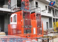 China SC100/100 Passenger Construction Hoist Elevator with 2x1000kg Loading Capacity and 33 m/min Speed for sale