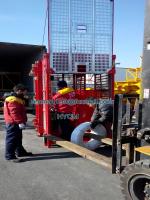 China 2000kg Twin Cage Passenger Building Hoist with SEW Reducer 0-60m/min VFD for sale