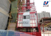 China Double Cage Construction Hoist Elevator 4000kg Capacity 34.4 m/min Speed with Anti-Drop Safety System for sale