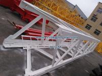 China QTD63 2420 Luffing Jib Construction Tower Crane with 6T Capacity and 24M Jib Length for sale