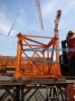 China Model TC3808 Hammerhead Tower Crane 3 Tons Weight Capacity With Cat Head for sale