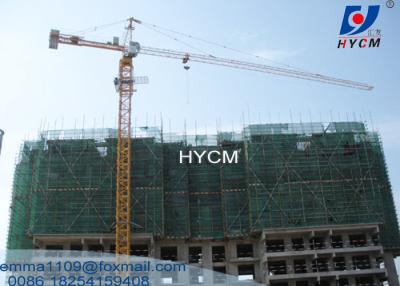 China Model TC3808 Hammerhead Tower Crane 3 Tons Weight Capacity With Cat Head for sale