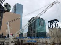 China QD2525 Derrick Crane 12t Luffing Tower Crane 200m Height for Building Installation for sale