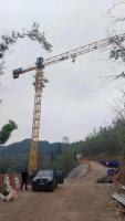 China 8 Tons Qtz80 Rise Buildings Flat Top Tower Crane With Frequency Conversion Control Russia for sale