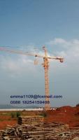 China TC5013 100m Height 1.3 Ton Hammerhead Tower Crane For Construction Projects for sale